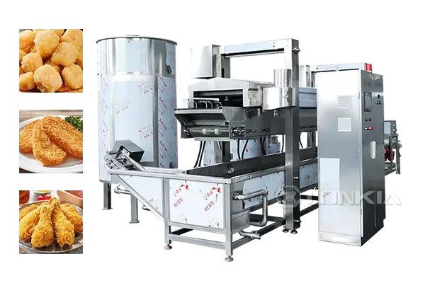 Continuous Electric Frying Machine - LONKIA